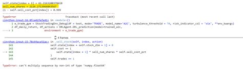 Typeerror Cant Multiply Sequence By Non Int Of Type Numpyfloat64 · Issue 558 · Ai4finance