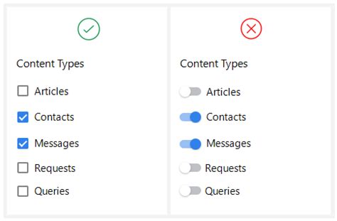 Checkbox Vs Toggle Switch 7 Use Cases Of Forms Design UX Design World