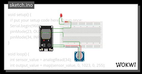 potentiometer esp32 wokwi esp32 stm32 arduino simulator