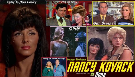 Happy Birthday Nancy Kovack Born Today In Nerd History