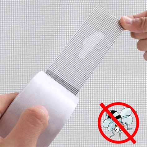 창문 스크린 수리 테이프 자체 접착 네트 도어 수리 패치 곤충 방지 모기 메쉬 깨진 구멍 수리 Aliexpress