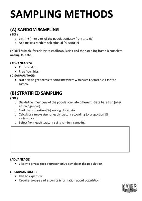 Sampling Methods