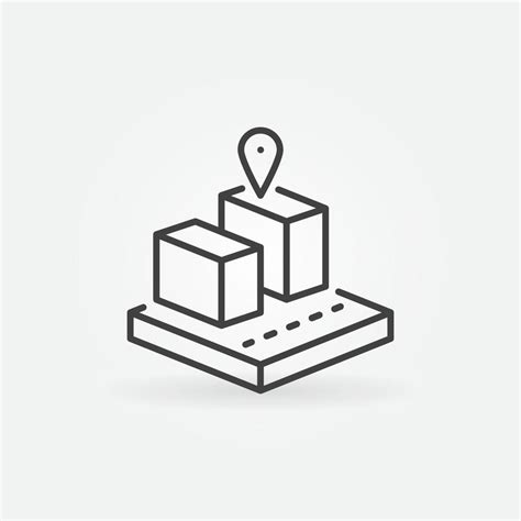 Nft Virtual Land Linear Vector Non Fungible Token Concept Icon 13703328