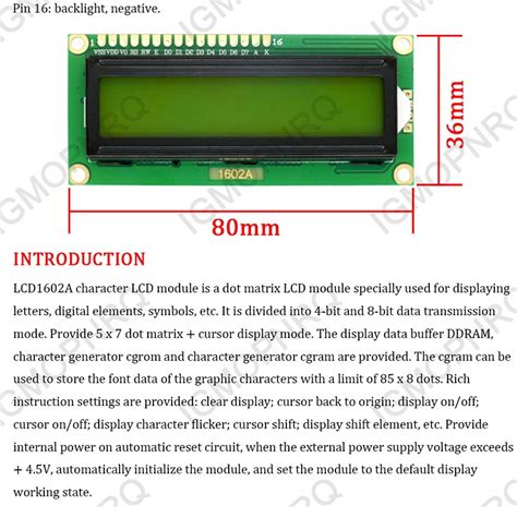 โมดูลหน้าจอ Lcd สีฟ้า สีเขียว สีเหลือง 16x2 Pcf8574t Pcf8574 Iic I2c อินเตอร์เฟซ 5v Lcd1602 1602