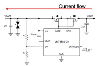 LM74502 Q1 Reverse Current Function Power Management Forum Power Management TI E2E