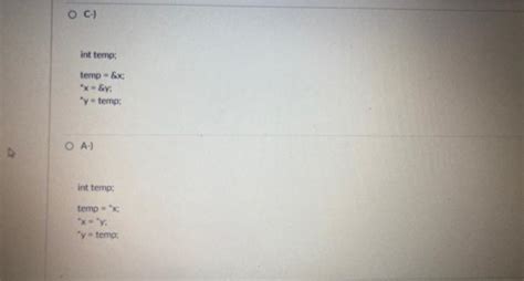 Solved A Swap Algorithm Works As Follows • There Are Two