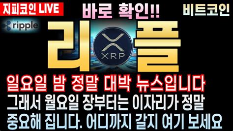 💥리플 코인 전망 💥바로확인~~ 🔥오늘밤 정말 대박 뉴스입니다그래서 월요일 장부터는 이자리가 정말 중요해 집니다 Ft솔라나