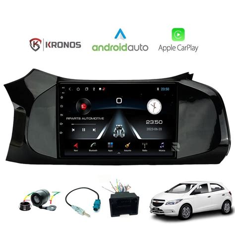 Kit Central Multimidia Kronos 9 Polegadas Android Chevrolet Onix 2012 A