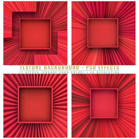Premium Psd Retro Red Texture On Transparant Background