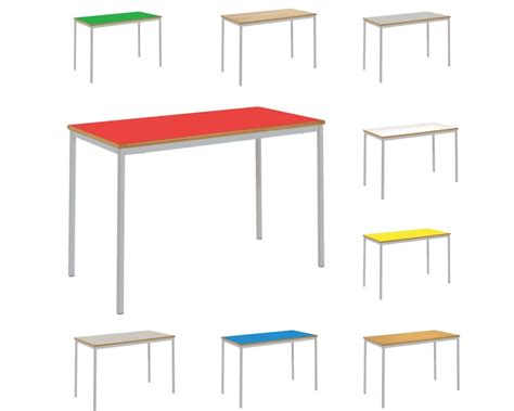 Primary School Rectangular Classroom Table Non Stacking