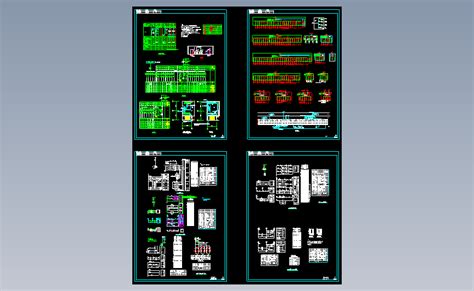 某变电所全套autocad 2004模型图纸下载 懒石网