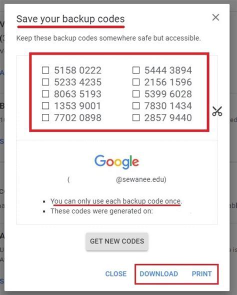 How To Recover Backup Codes For Gmail