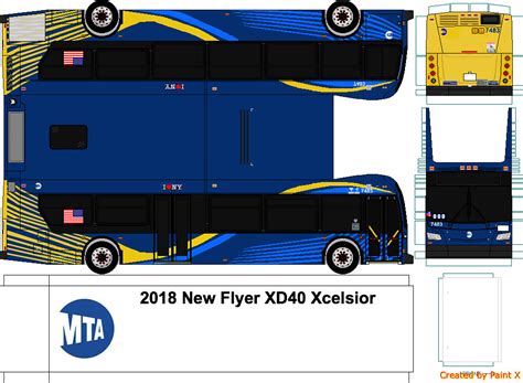 New York City Transit New Flyer Xcelsior Xd40 7483 Flickr
