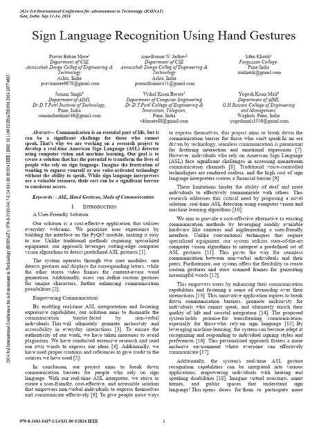 Signlanguagerecognitionusinghandgestures Pdf Artificial Neural Network Applied