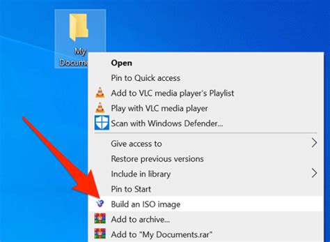Create An ISO File From A Folder In Windows