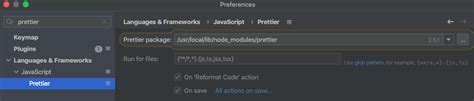 Jetbrains Ide Prettier Package Not Getting Detected By WebStorm IDE Stack Overflow