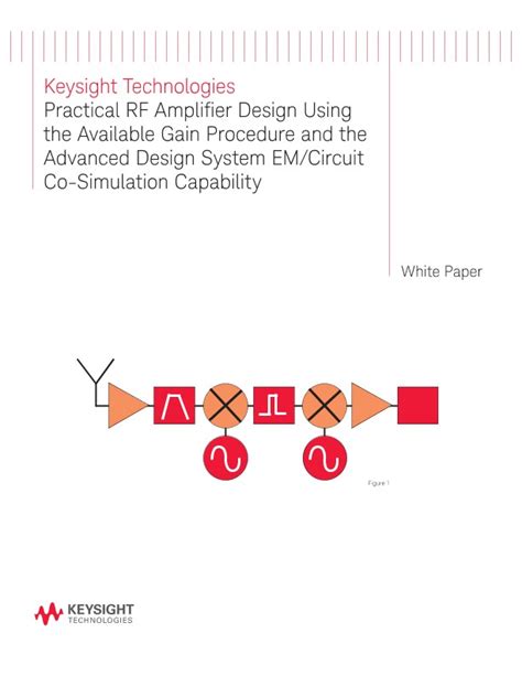 Practical Rf Amplifier Design Using The Available Gain Procedure And The Advanced Design System