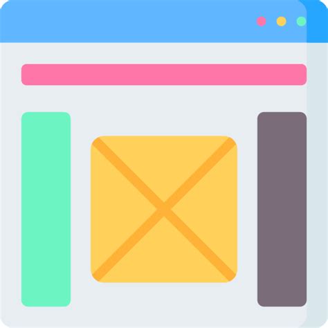 Wireframe Special Flat Icon