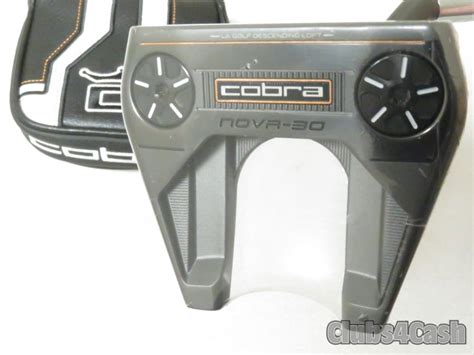 Cobra Nova 3d Vintage Putter Slant Neck 34 Cover New