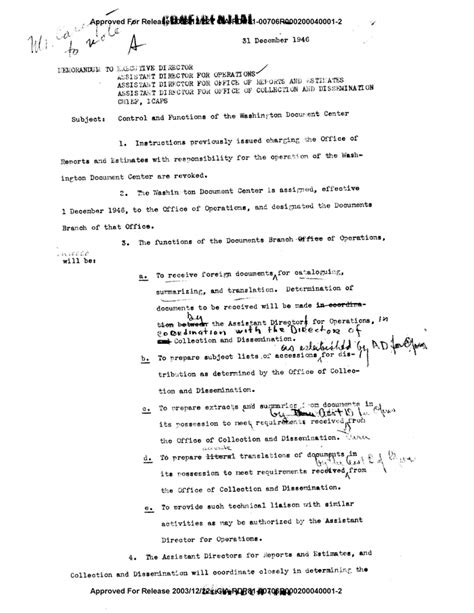 Control And Functions Of The Washington Document Center Documentcloud