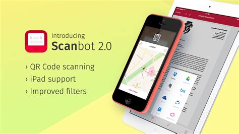Scanbot für iOS erhält Unterstützung fürs iPad und QR Codes