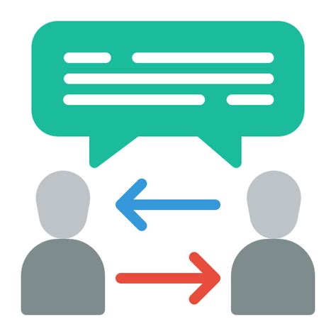 Two Way Communication Generic Color Fill Icon