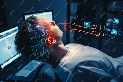 Premium Photo Device To Read Data From A Chip Implant Monitoring The