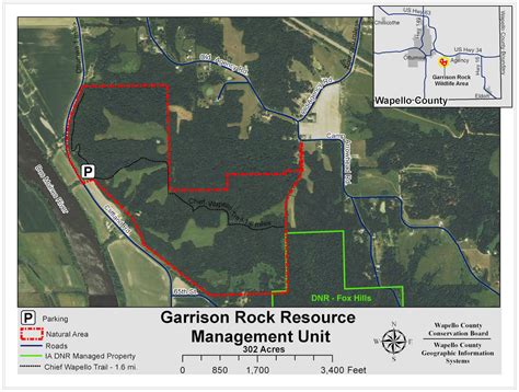 Garrison Rock Resource Management Unit Conservation Wapello County Iowa