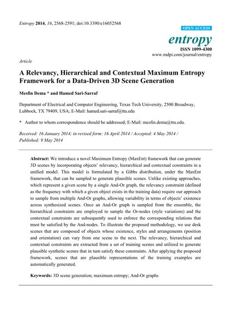 pdf a relevancy hierarchical and contextual maximum entropy