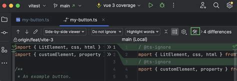 Compare Files Folders And Text Sources Webstorm Documentation