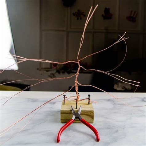 How To Make A Wire Bonsai Tree Step By Step Tutorial Bonsai Wire Wire Tree Sculpture