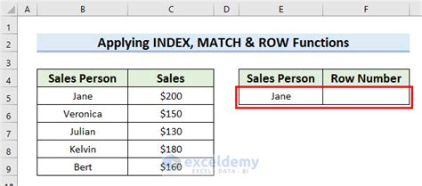 find string in column and return row number in excel 7 ways