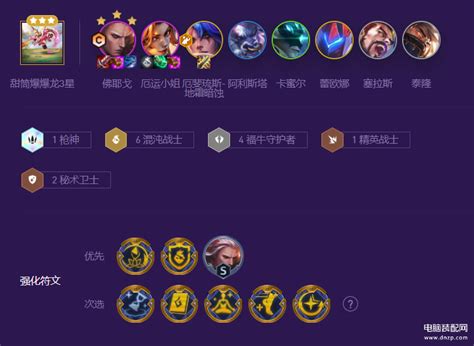 云顶之奕新版本最强阵容版本强势阵容排行榜 电脑装配网 手机版