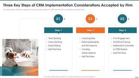 Crm Digital Transformation Toolkit Three Key Steps Of Crm Implementation Considerations Accepted