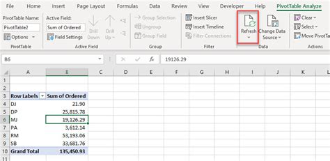 How To Refresh A Pivot Table In Excel Google Sheets Auto VBA