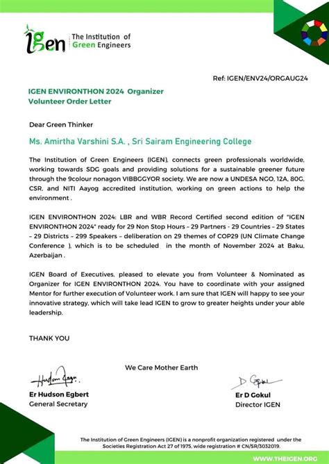 Amirtha Varshini Sa On Linkedin Igenenvironathon Sustainability