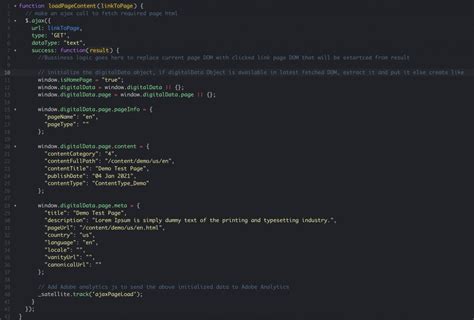 Pass Digital Data Layer To Adobe Analytics Using Javascript TO THE