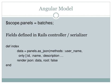 Ppt Rails And Angularjs Powerpoint Presentation Free Download Id6252322