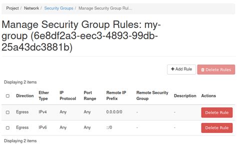 How To Use Security Groups In Horizon On Cloudferro Cloud — Cloudferro