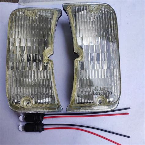 Wagon Face Inner Light Muta White 1 Pair For Corolla Ee89 Ee90