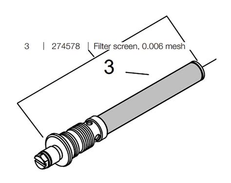 Nordson Australia Filter Screen 006 5 38 Tank 274578 Pump Spares Miscellaneous Pump