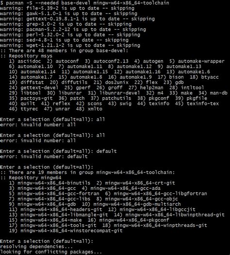 Entering All Causes An Error When Install Some Tools · Issue 108