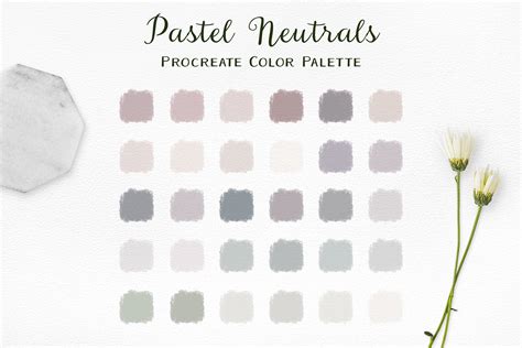 Pastel Neutral Color Palette