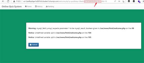 Web Based Quiz System Sql注入 Csdn博客