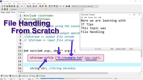 File Handling In C And File Streams Youtube