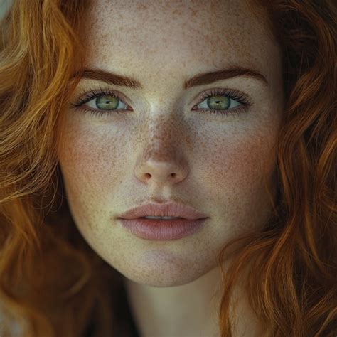 Free Redhead With Freckles Image Download At Stockcake