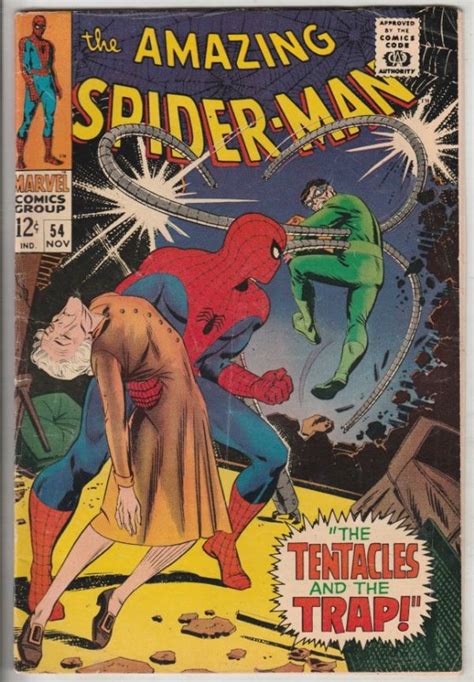 Amazing Spider Man 54 Nov 67 Vf High Grade Spider Man Aunt May