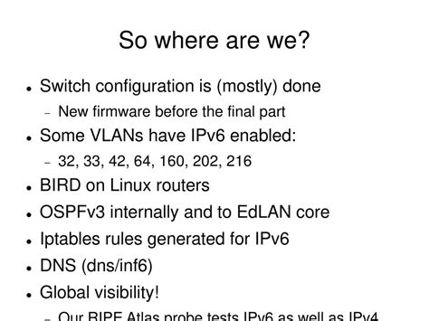 IPv Where Were At And What Next Ppt Download