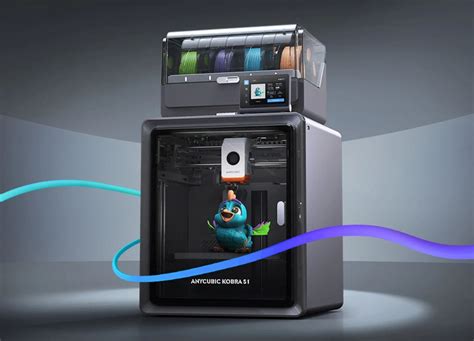 Mit Gratis Filament 3d Drucker Anycubic Kobra S1c Mit 8 Farben Druck Massiv Reduziert