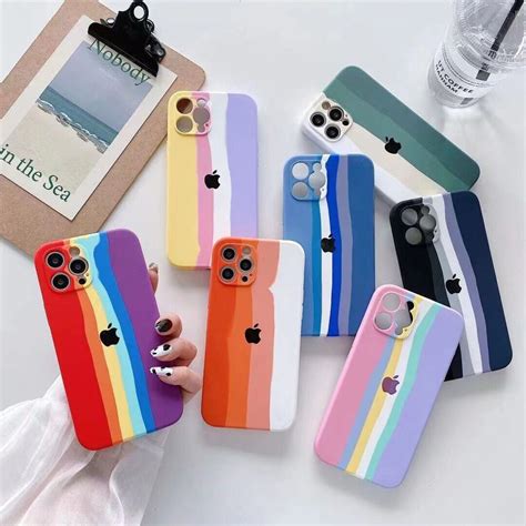 Capa Para Celular Glitter Arco Ris Com Suporte Strap Capas No Atacado Pel Culas Capinhas